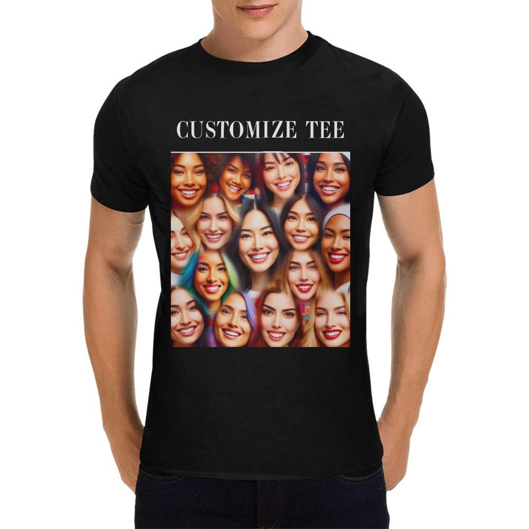 Personalized Photo T-shirt: Custom Design Apparel - Etsy