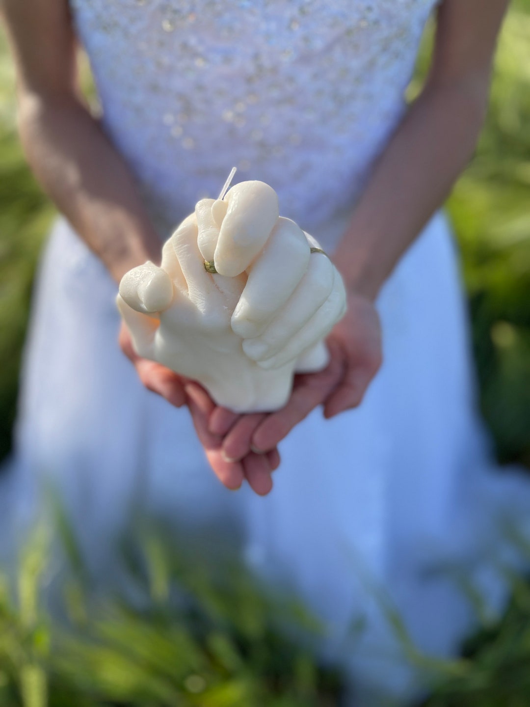 3D Handprint Kit, DIY Custom Wedding Candle Authentic Instructional ...