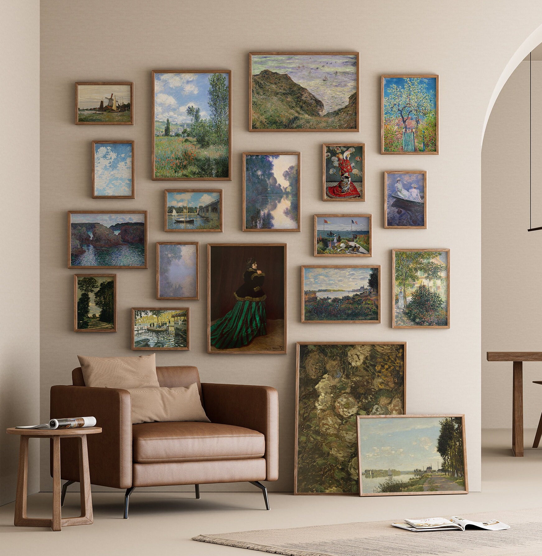 200 Gallery Wall Prints Vintage Claude Monet, Vintage Oil Paintings ...
