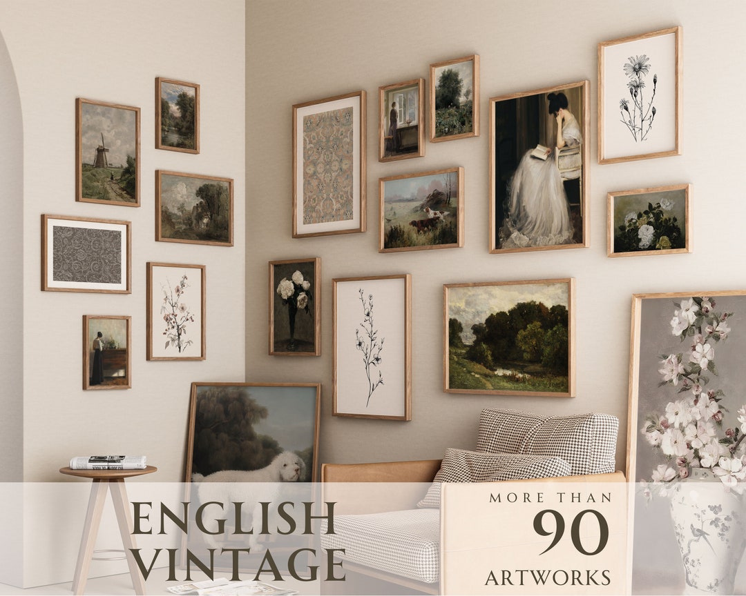 English Country Prints, Landscape Printable Gallery Wall Art Set of 90 ...