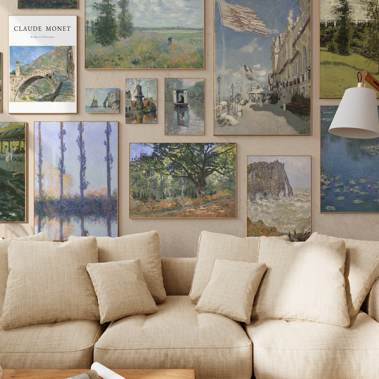 200 Gallery Wall Prints Vintage Claude Monet, Vintage Oil Paintings ...