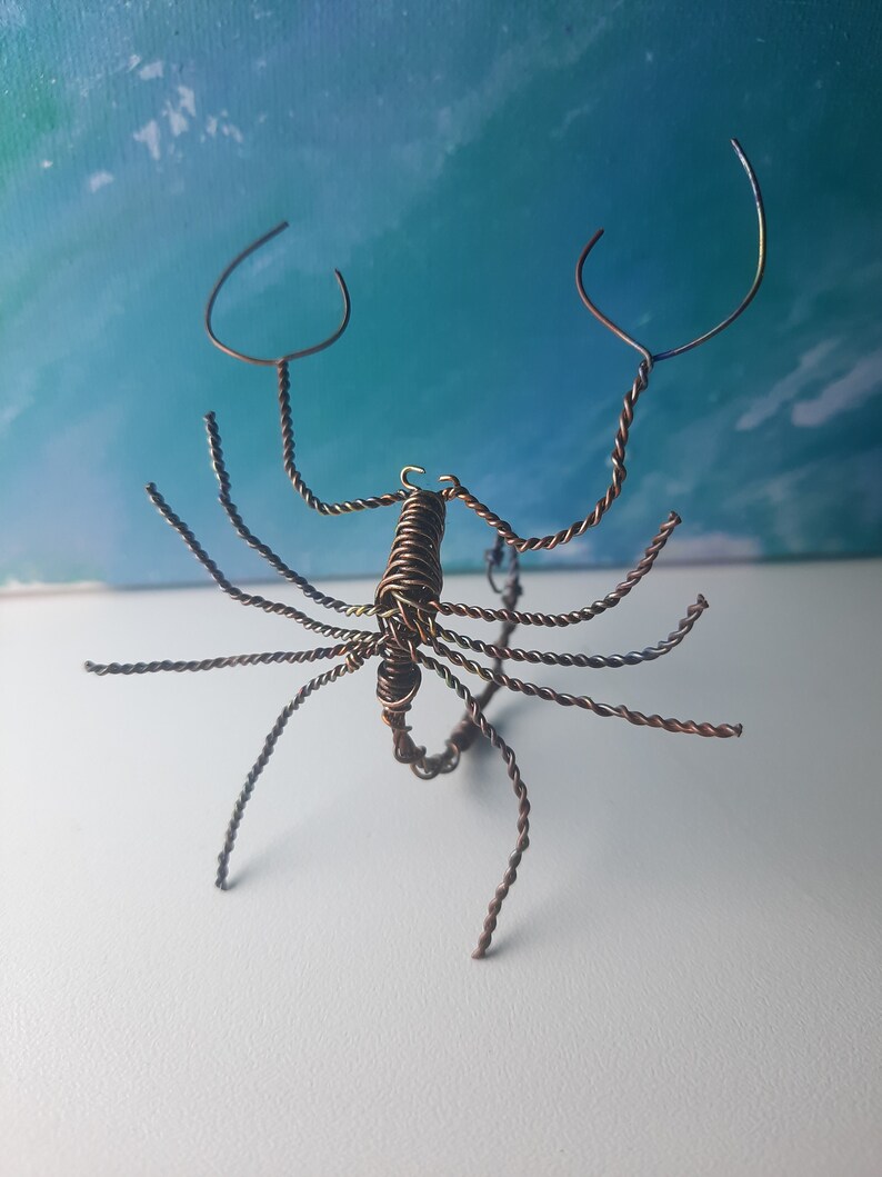 Miniature Original Handmade Copper Wire Scorpion Scuplture With Heat ...
