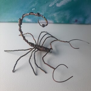 Miniature Original Handmade Copper Wire Scorpion Scuplture With Heat ...