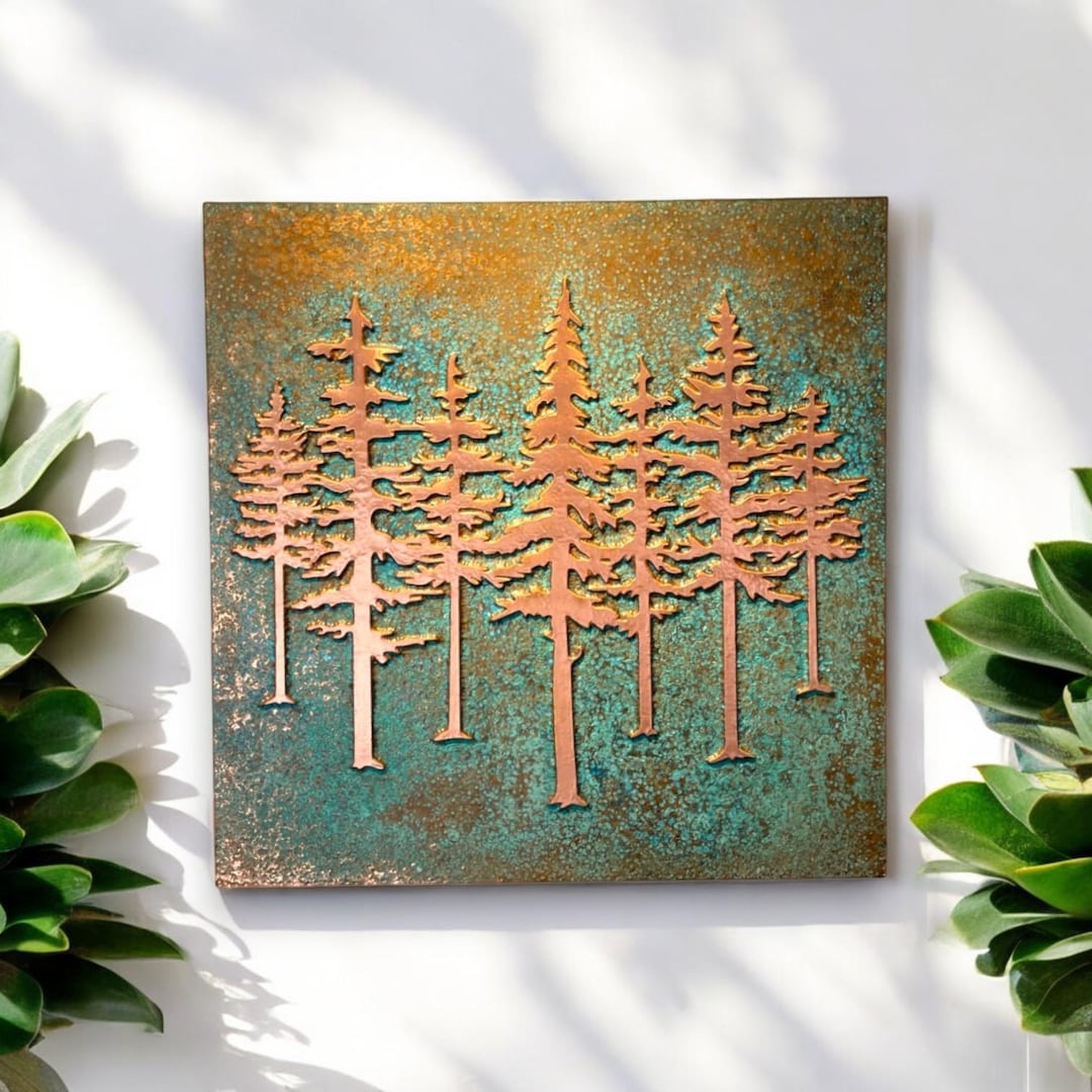 Rustic Copper Wall Art | Farmhouse Decor | Copper Wall Hangings ...