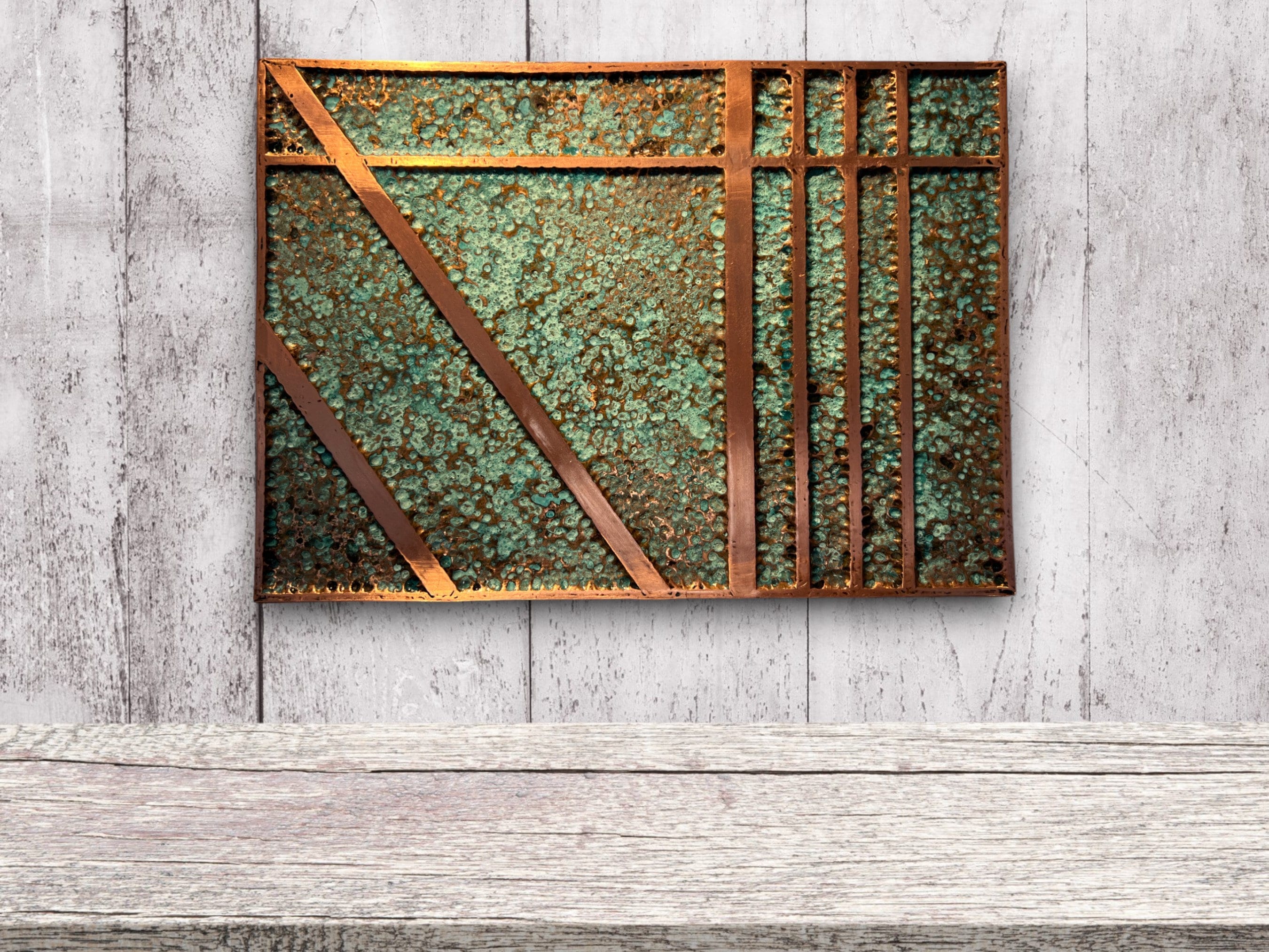 Rustic Copper Wall Decor Farmhouse Decor Copper Wall Art Wall Art ...