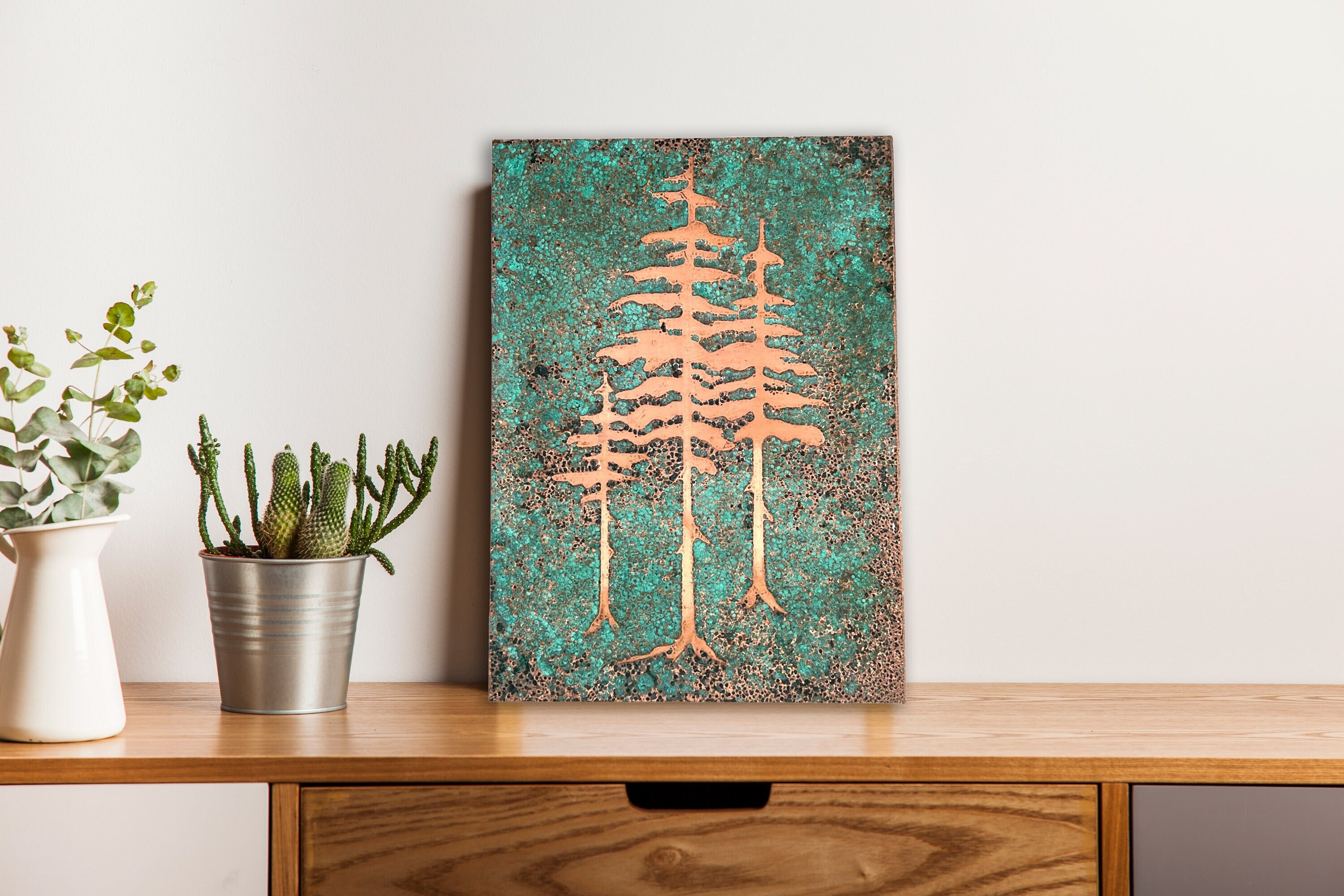 Copper Wall Decor | Farmhouse Decor | Copper Wall Art | Wall Art ...