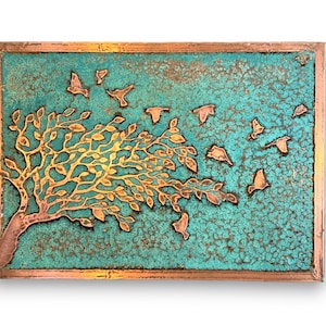 Rustic Copper Wall Art | Farmhouse Decor | Copper Decor | Wall Art ...