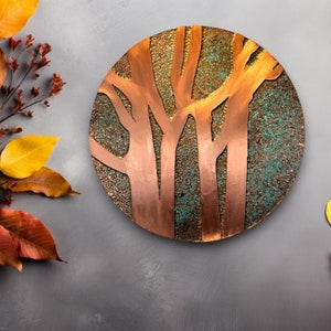 Rustic Copper Wall Art | Farmhouse Decor | Handmade Copper Artwork ...