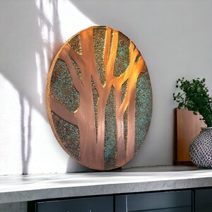 Rustic Copper Wall Art | Farmhouse Decor | Handmade Copper Artwork ...