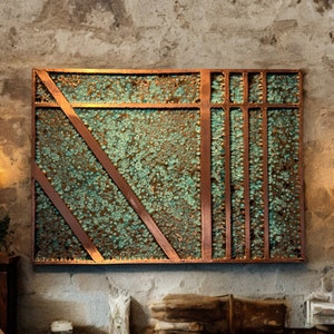 Rustic Copper Wall Decor | Farmhouse Decor | Copper Wall Art | Wall Art ...