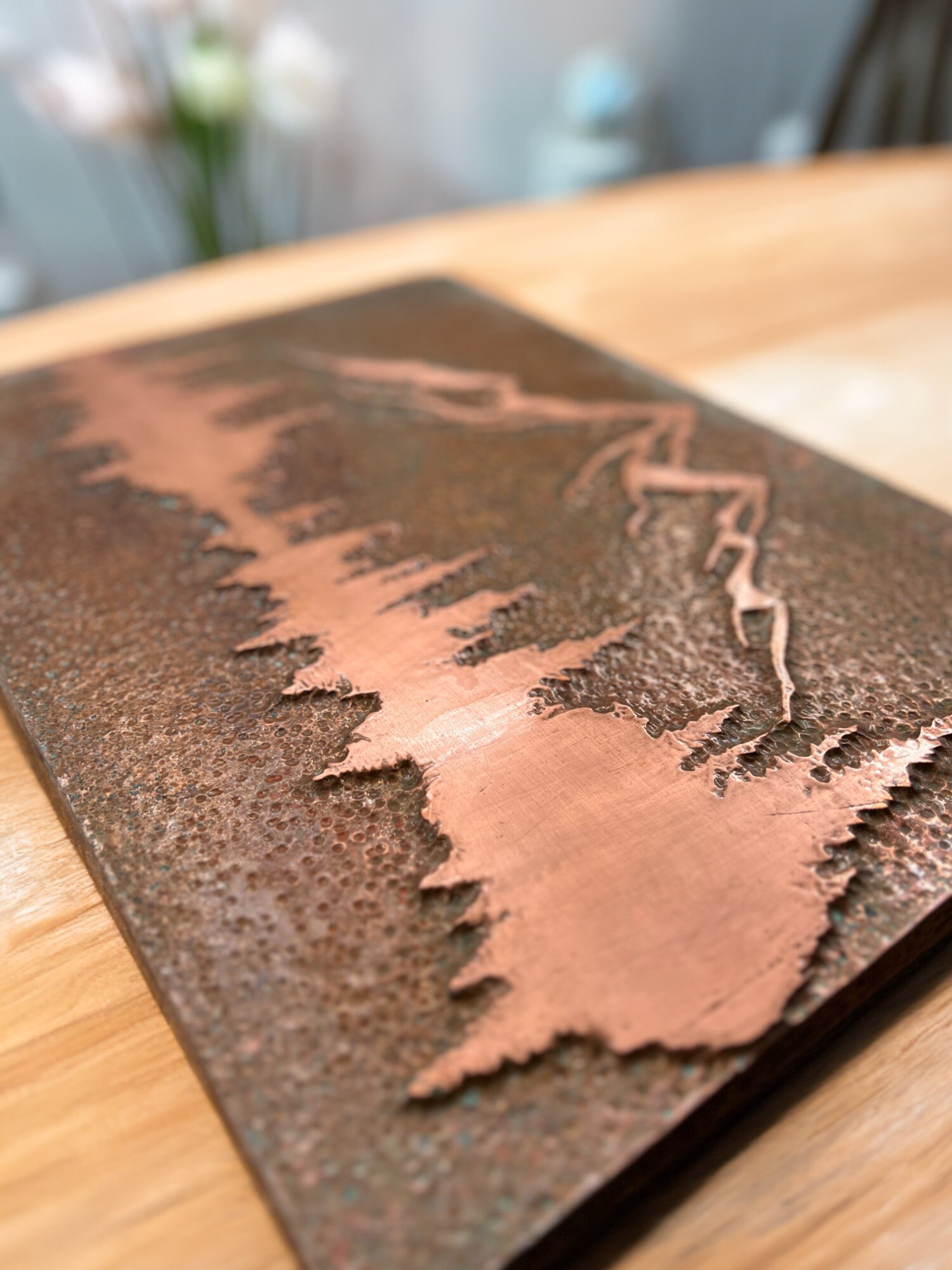 Metal Wall Decor Copper Decor Copper Wall Art Wall Art Rustic Wall Art ...