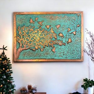 Rustic Copper Wall Art | Farmhouse Decor | Copper Decor | Wall Art ...