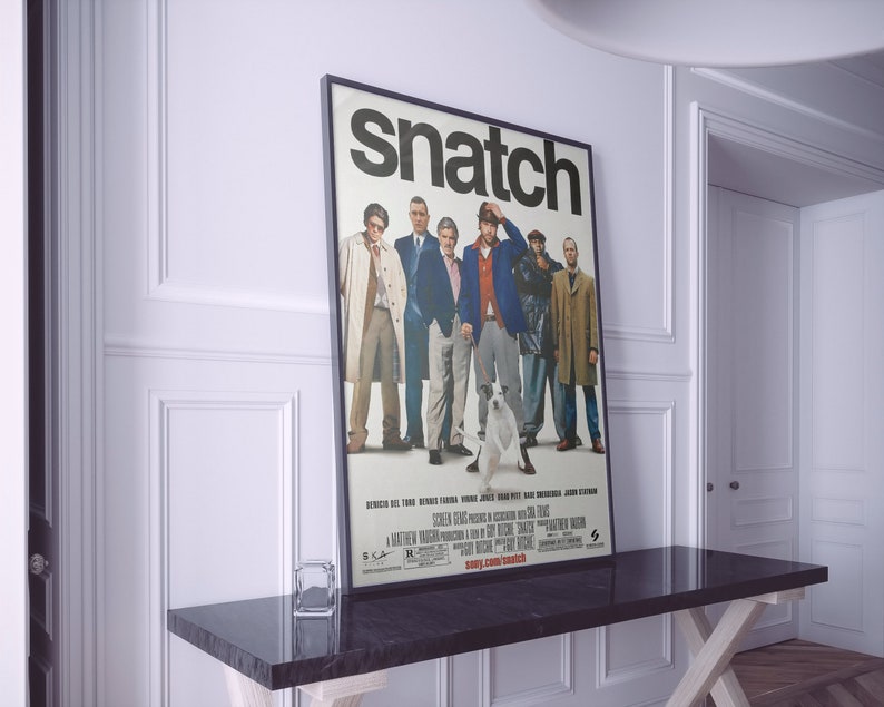 Snatch 2000 Movie Poster, Classic Movie Print, Hip Hop Movie Posters ...