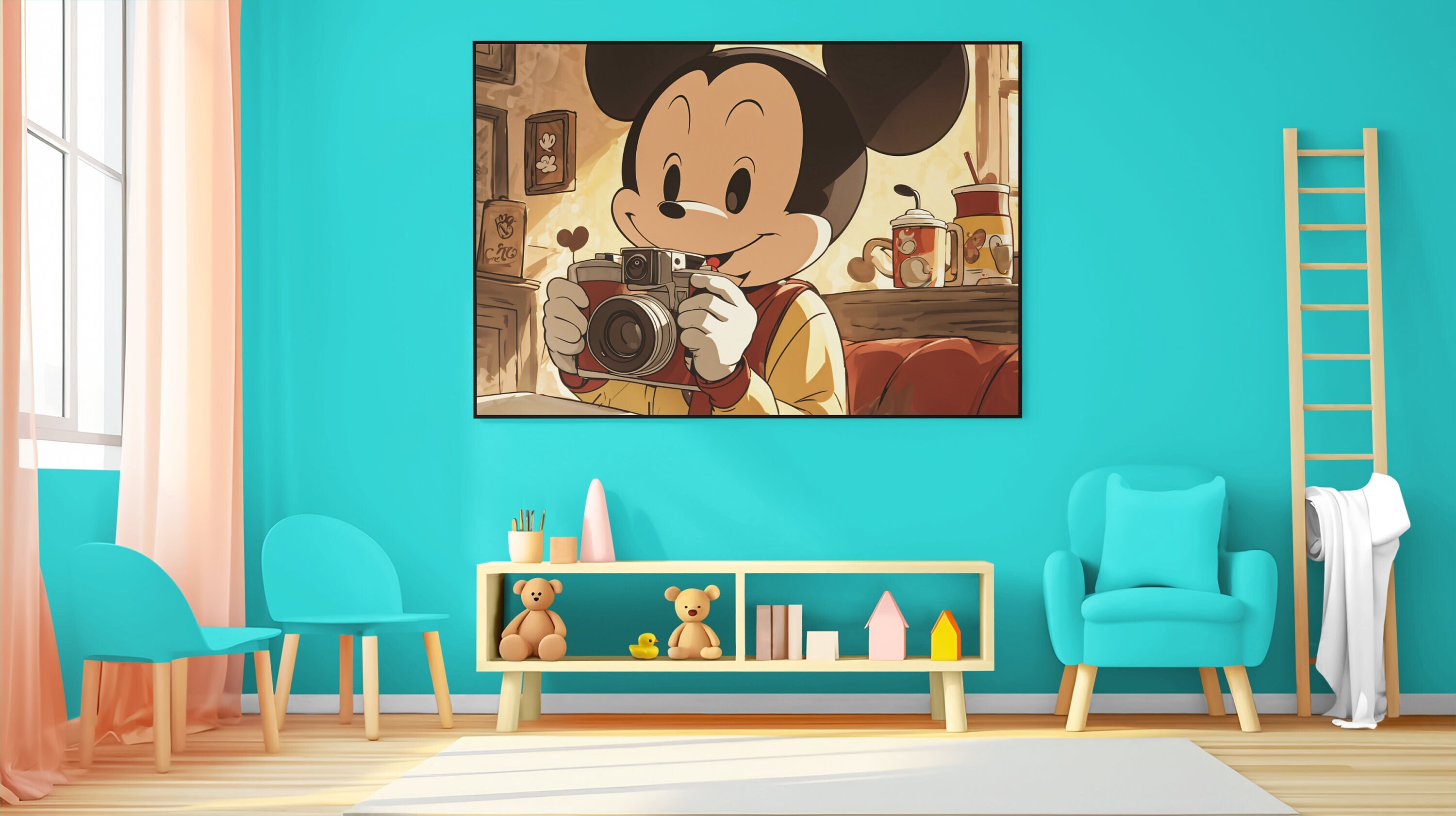 Mickey Mouse Poster, Mickey Mouse Wall Art, Disney Wall Art, Mickey ...