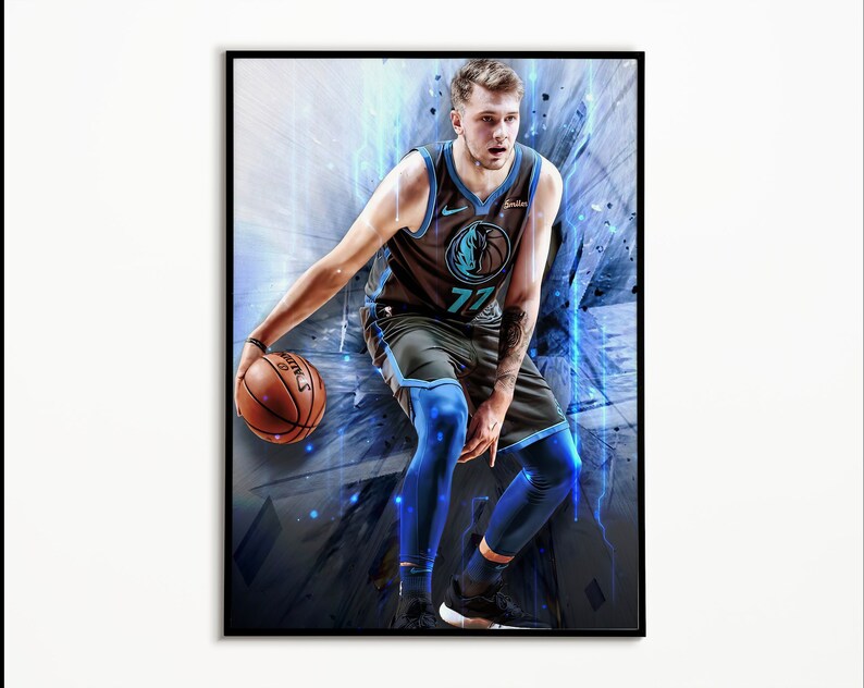 Mavericks Legend Luka Doncic Poster, Luka Doncic Poster, Dallas ...