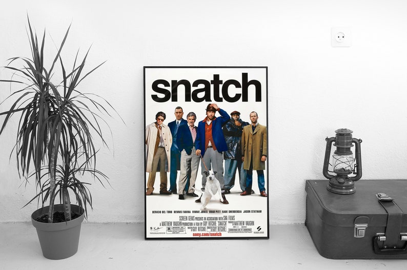 Snatch 2000 Movie Poster, Classic Movie Print, Hip Hop Movie Posters ...