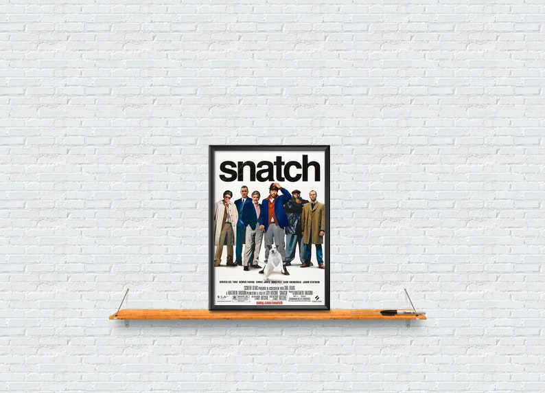 Snatch 2000 Movie Poster, Classic Movie Print, Hip Hop Movie Posters ...