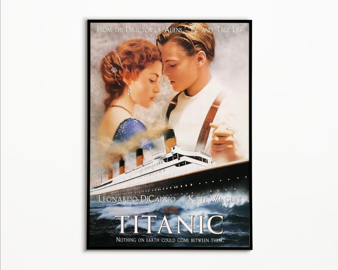 Titanic Poster Wall Decor, Movie Poster, Titanic Wall Art, Titanic Wall ...