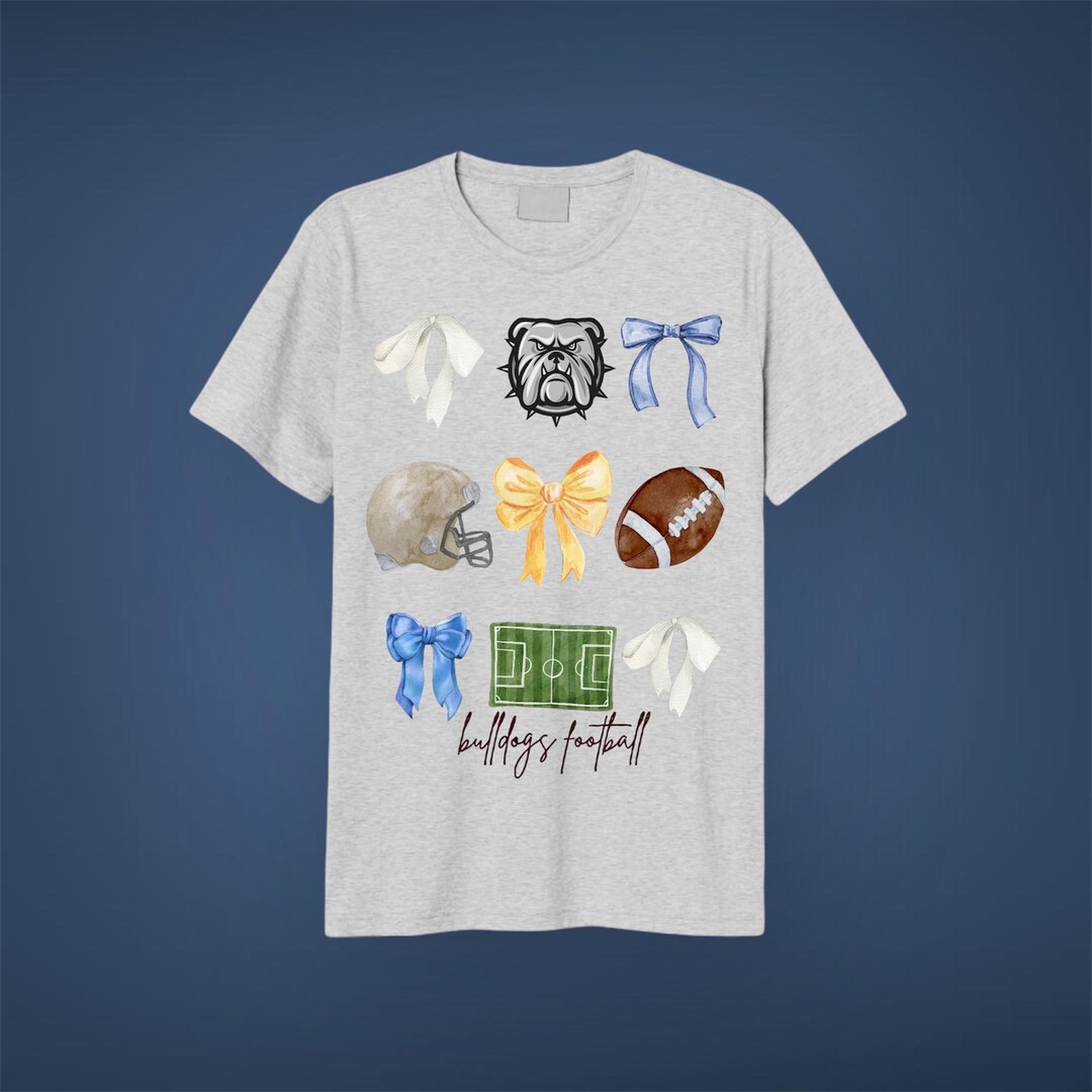 Hazard Bulldogs | Football PNG | Coquette Preppy | Watercolor PNG ...