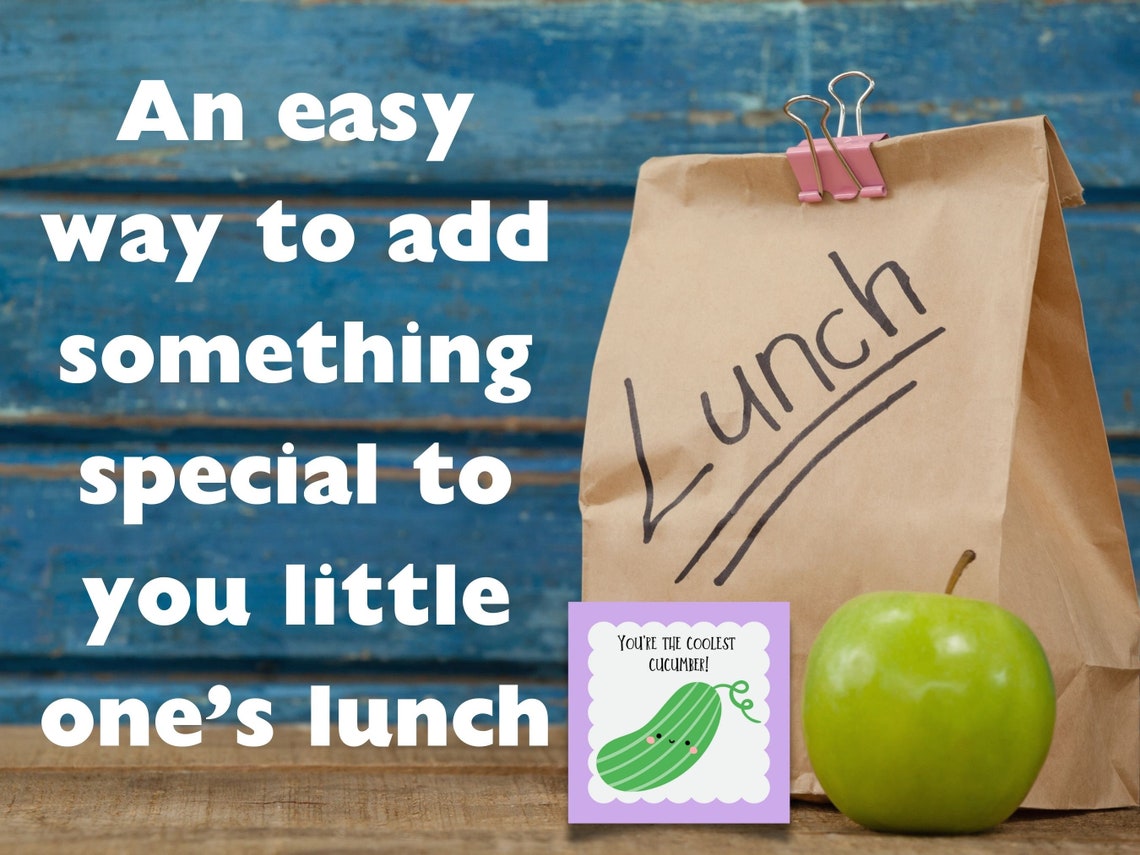 50 Lunch Box Notes School Lunch Note Card Lunch Box Love Note Card ...