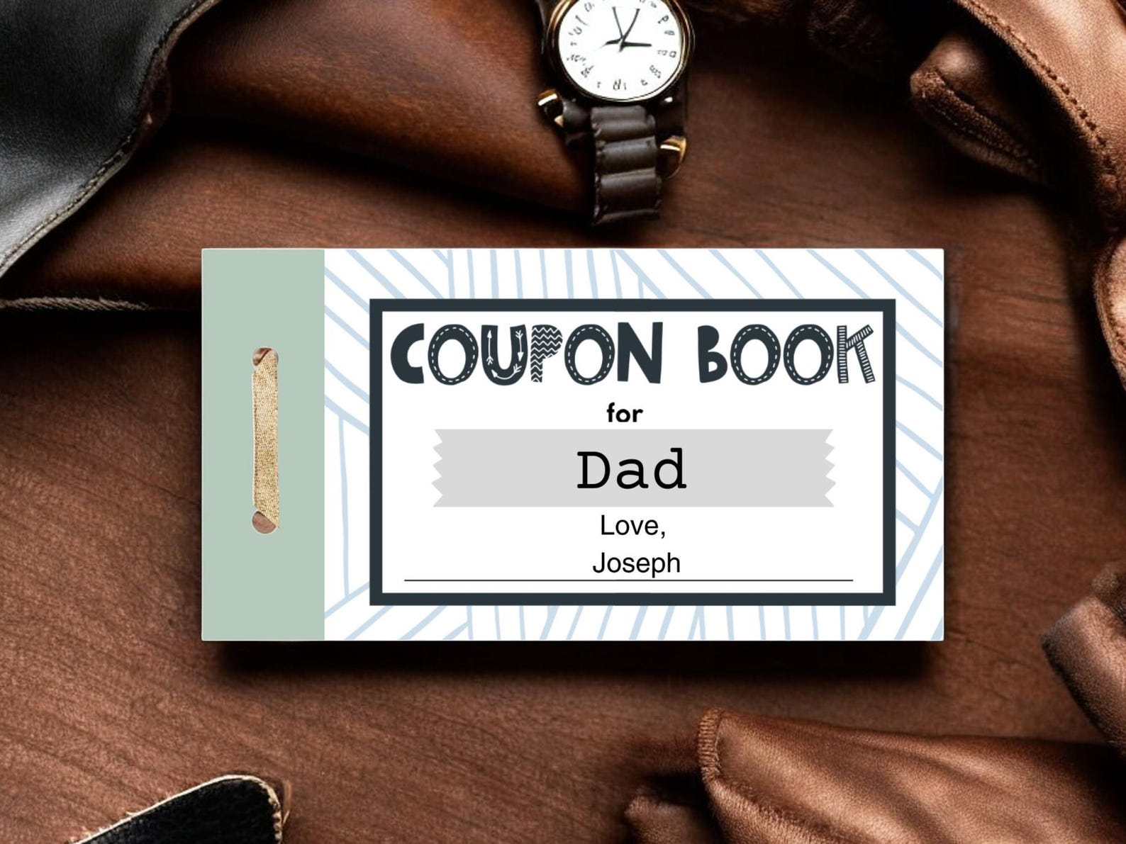 Coupon Book Editable Gift for Dad Coupon Book Fathers Day Gift Custom ...