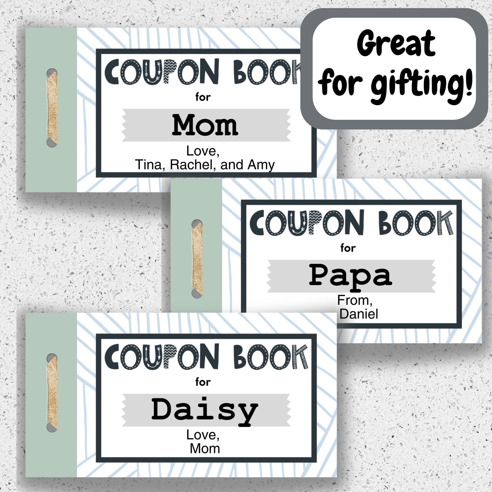 Coupon Book Editable Gift for Dad Coupon Book Fathers Day Gift Custom ...