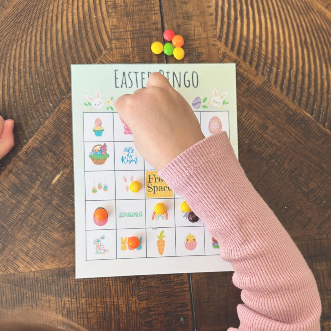 Kid Activity Easter Bingo Game for Kids Easter Basket Teen Easter Game ...