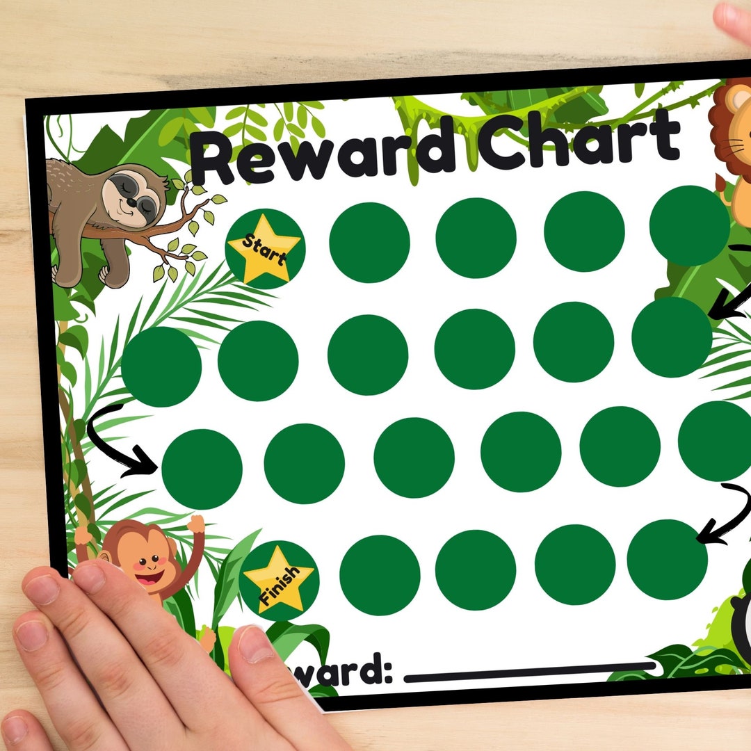 Printable Behavior Chart Kids Reward Chart Weekly Chore Chart for Kids ...
