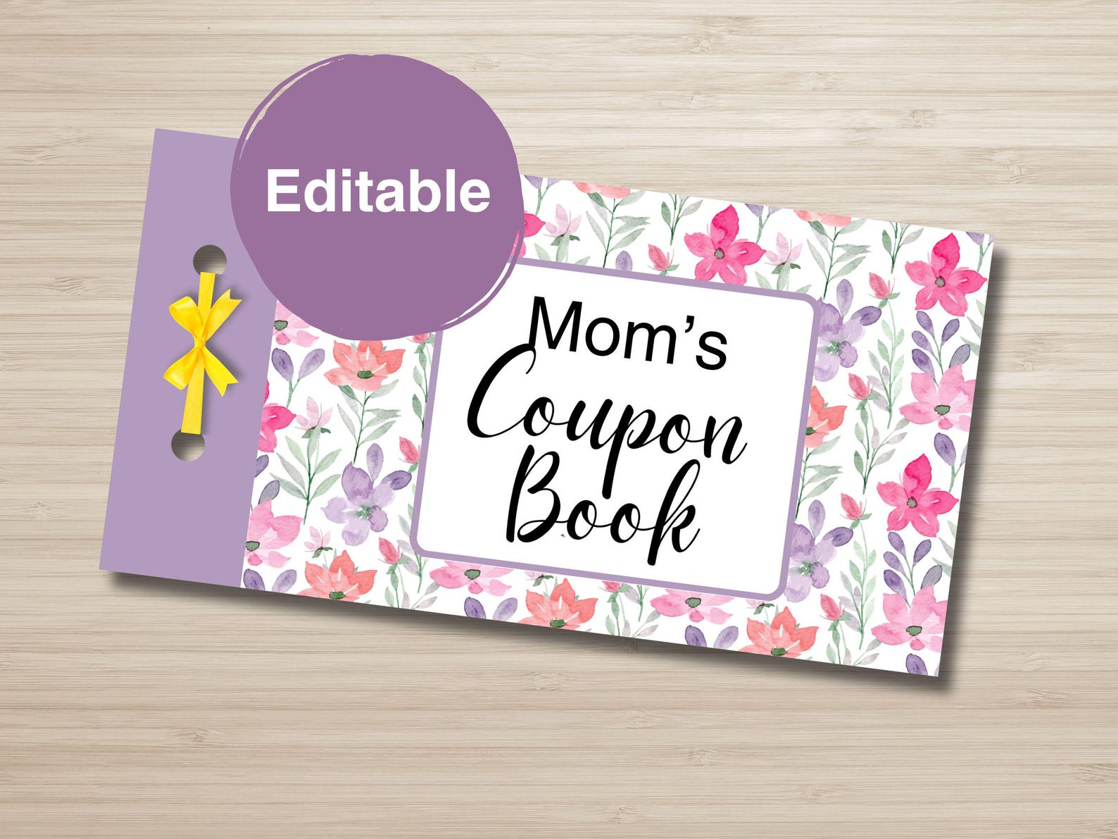 Personalized Coupon Book for Mom Birthday Gift From Kid Gift to Mom ...