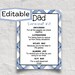 Dad Survival Kit Gift Tag Editable Printable Survival Kit Father Day ...
