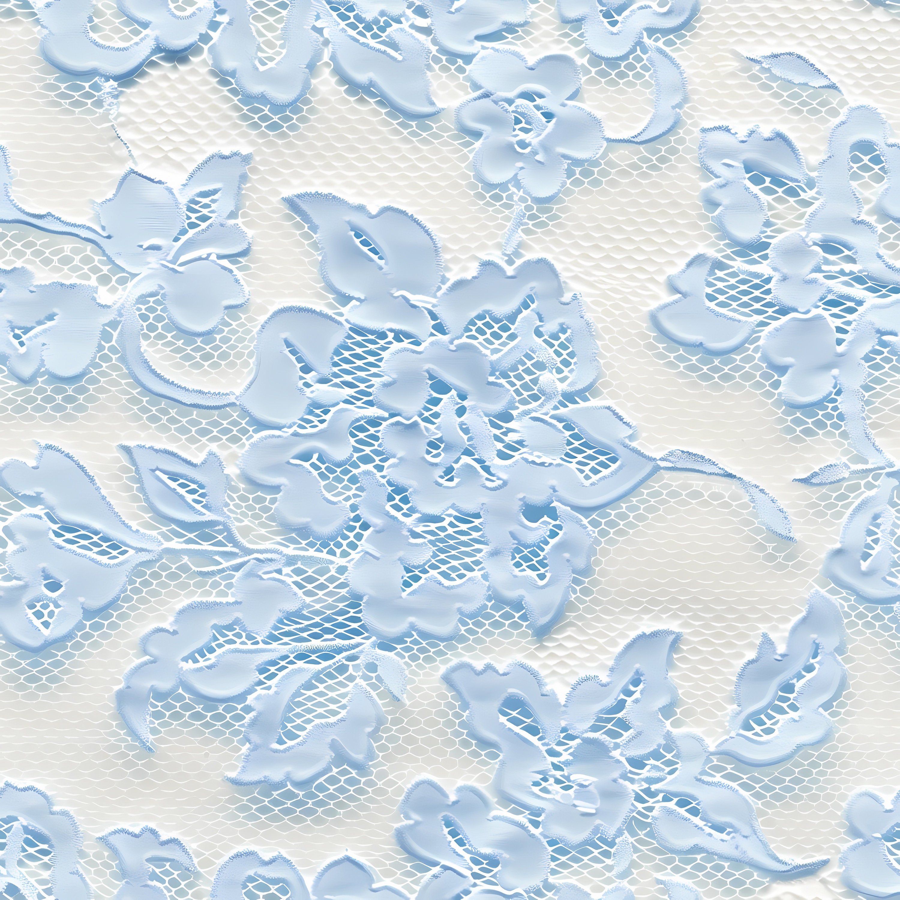 Printable Baby Blue Lace Design Digital Paper 8 Seamless Patterns ...