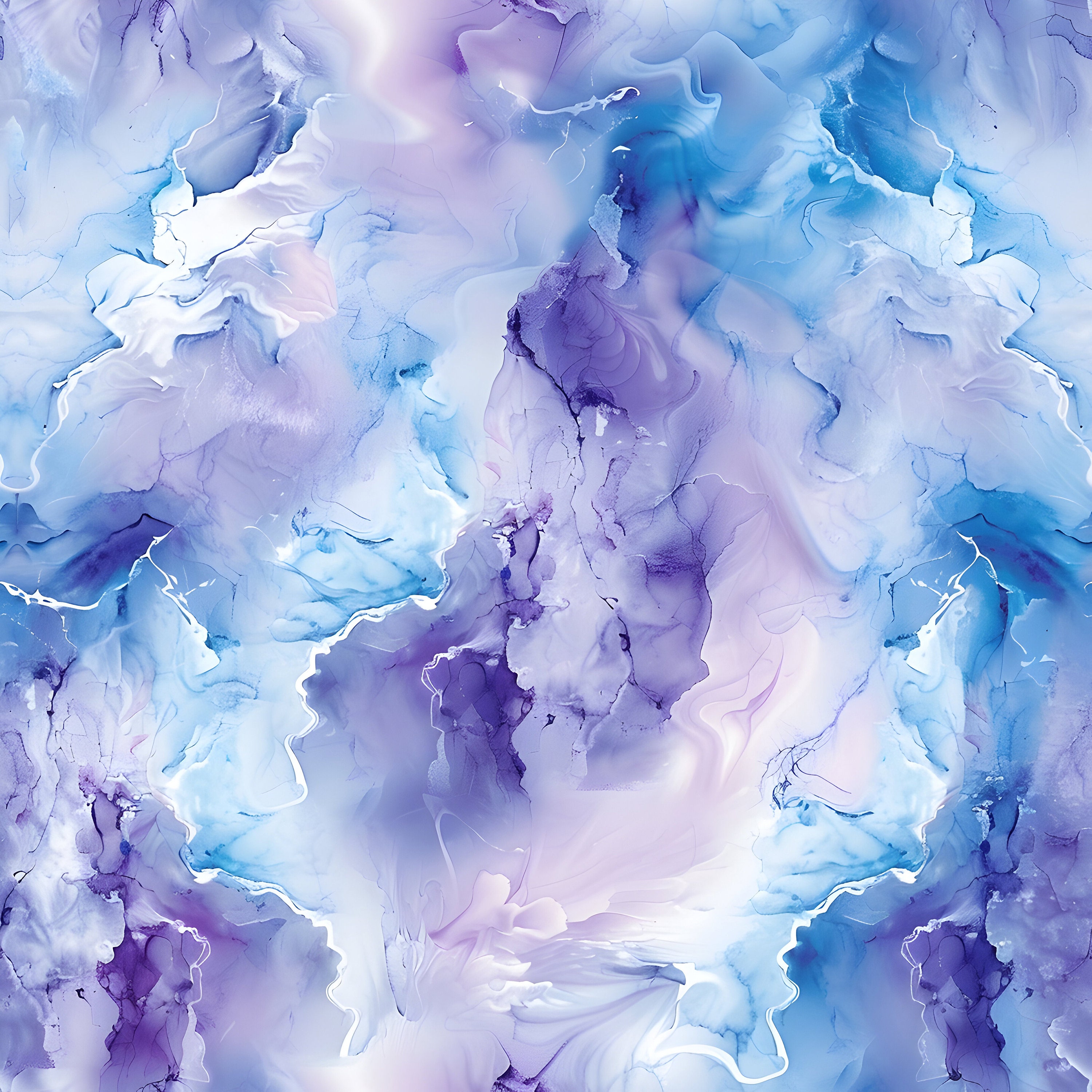 Printable Pastel Purple & Blue Marble Designs Digital Prints 10 Marble ...