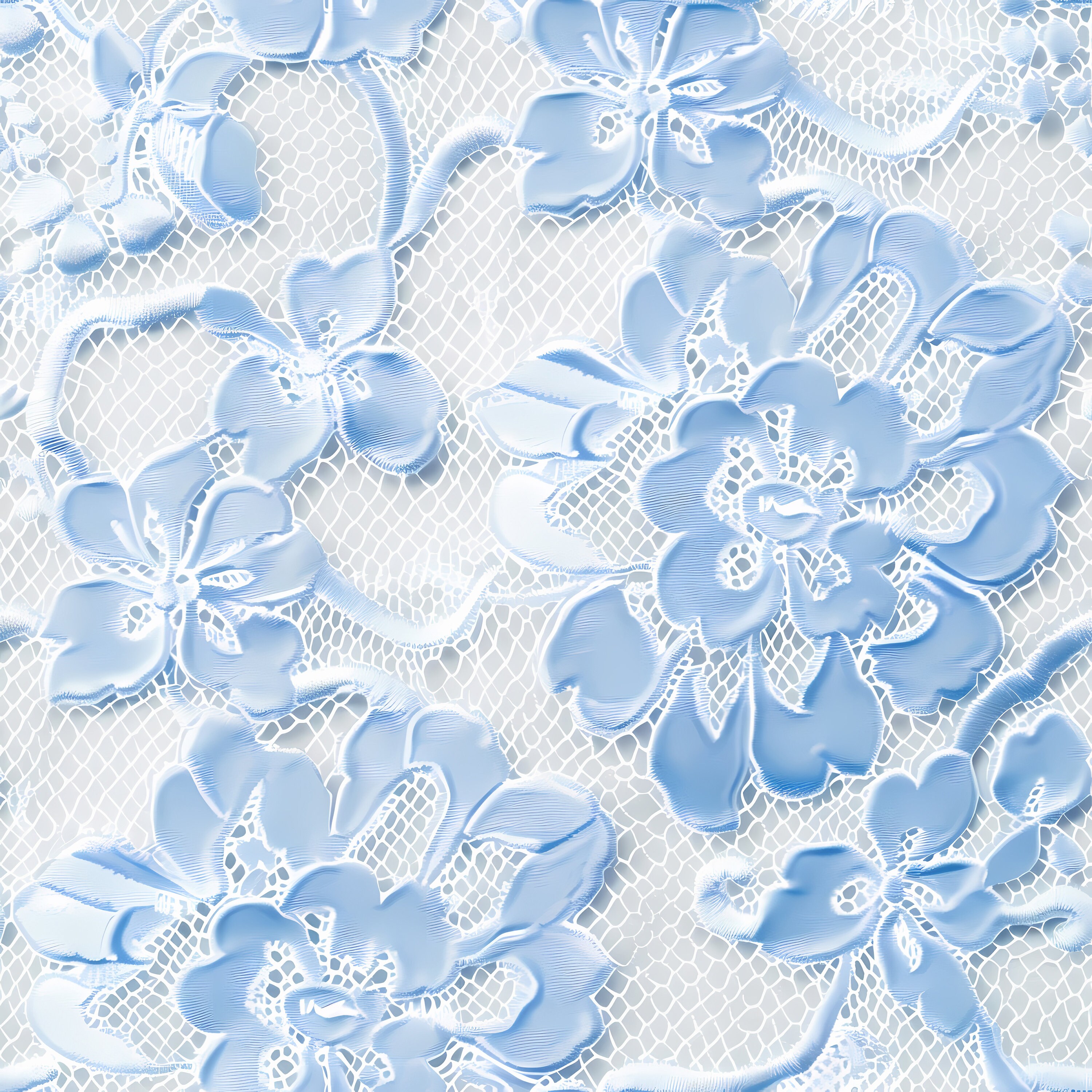 Printable Baby Blue Lace Design Digital Paper 8 Seamless Patterns ...