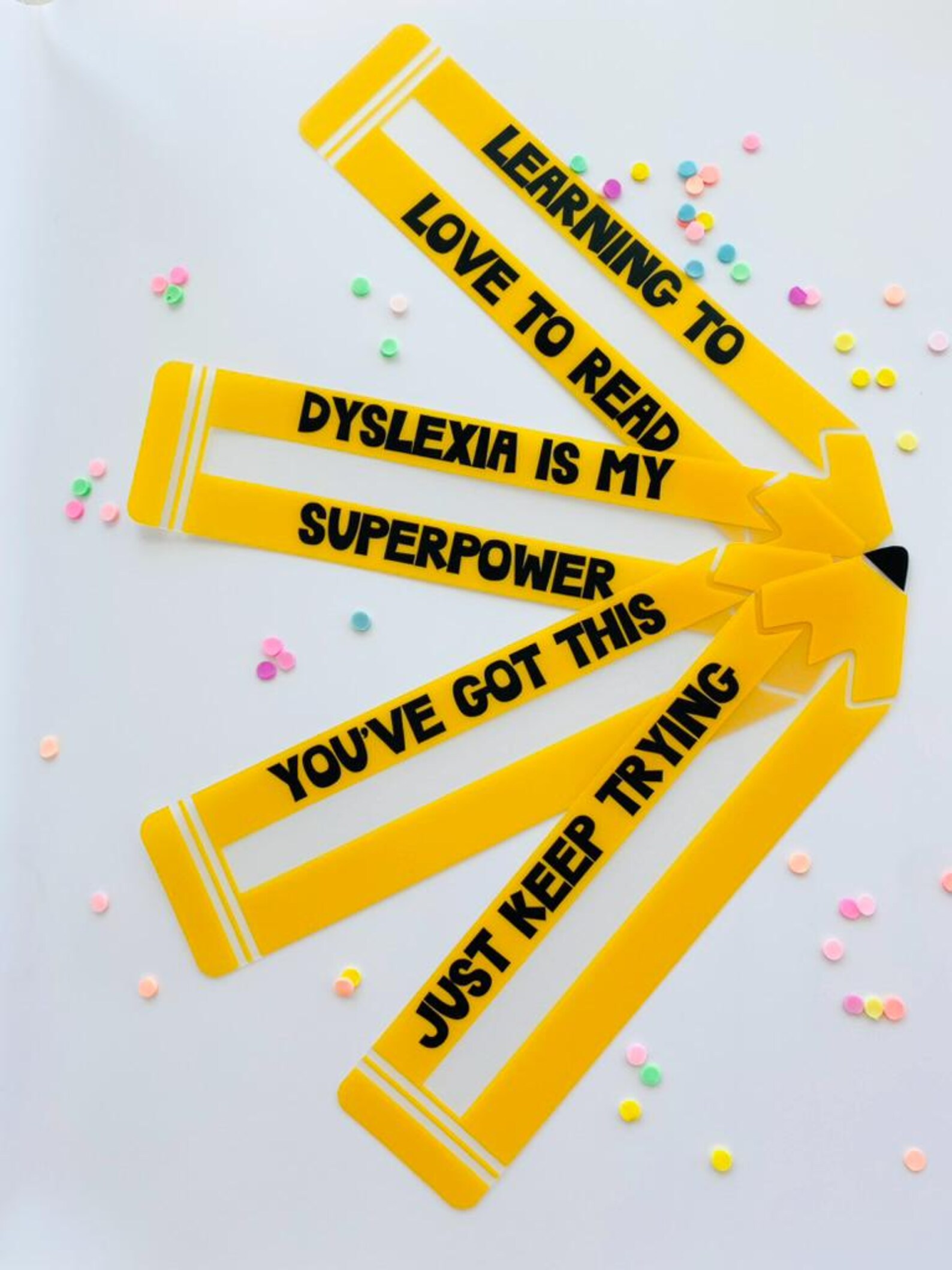 Custom (5 Bundle) Phrase Reading Guide Strips | Dyslexia Tools ...