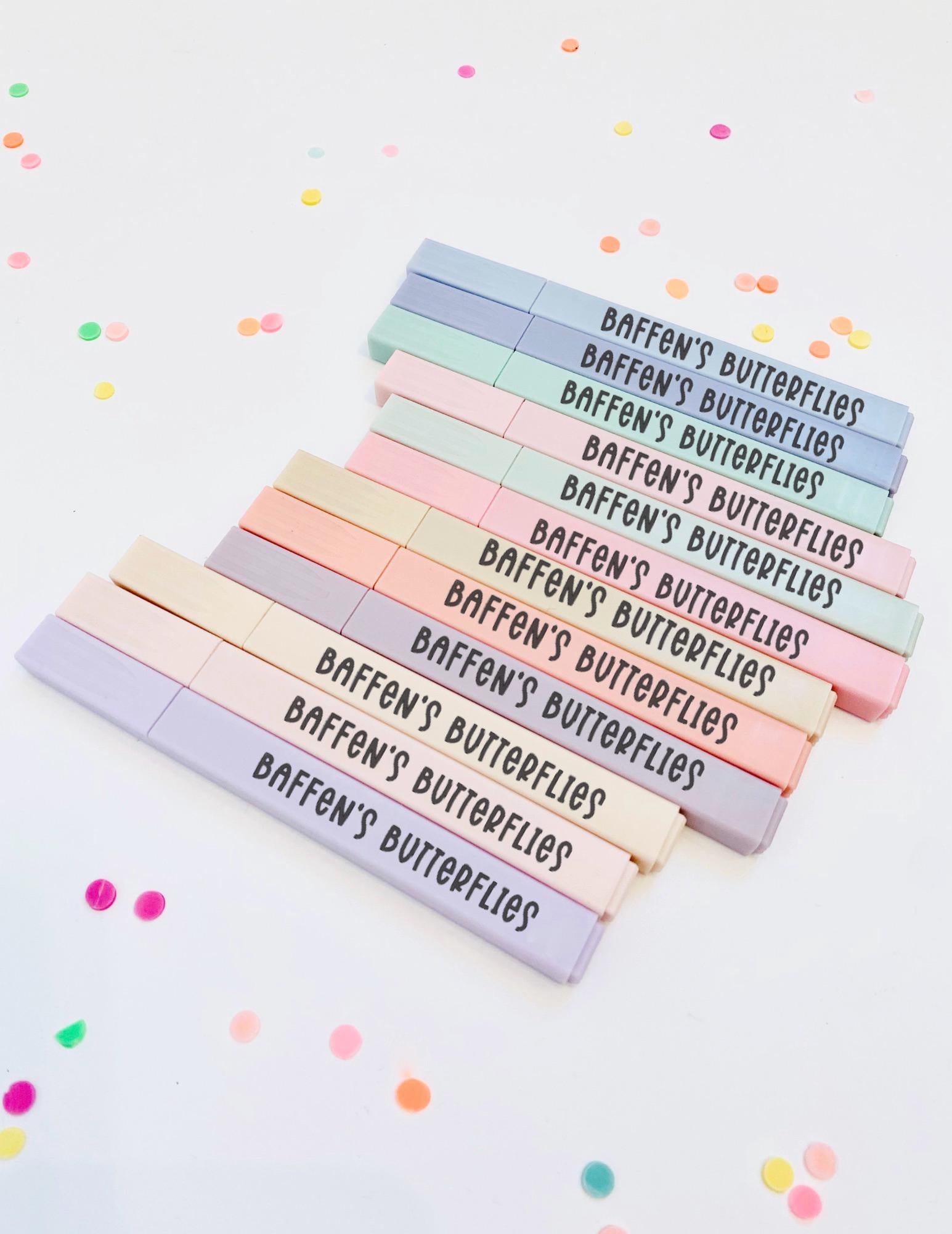 Custom Highlighter Set of 12 | Ombre Muted Highlighters | Teacher End ...