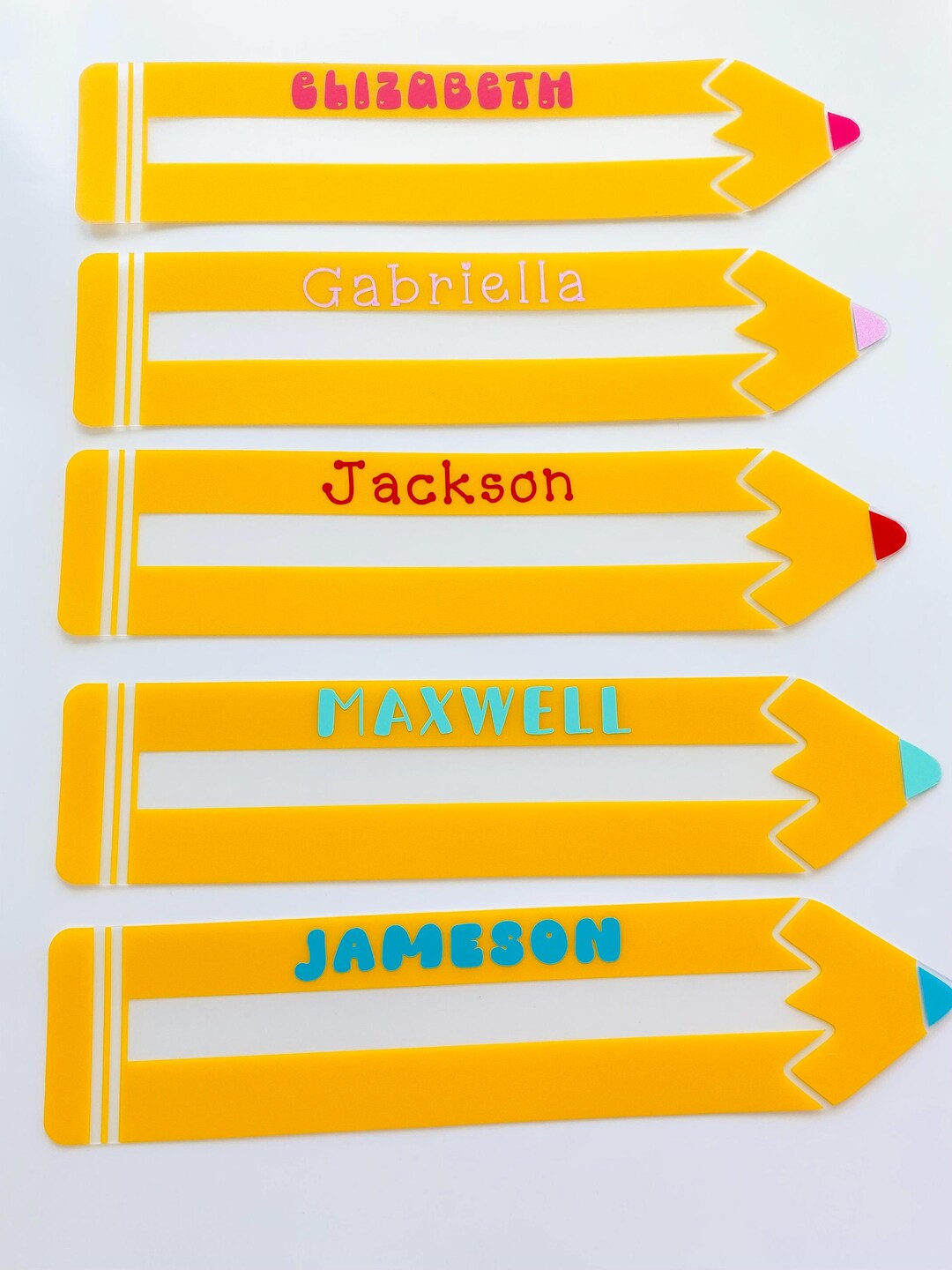 Personalized Reading Guide Strips (set of 10) - Dyslexia Support Tools ...