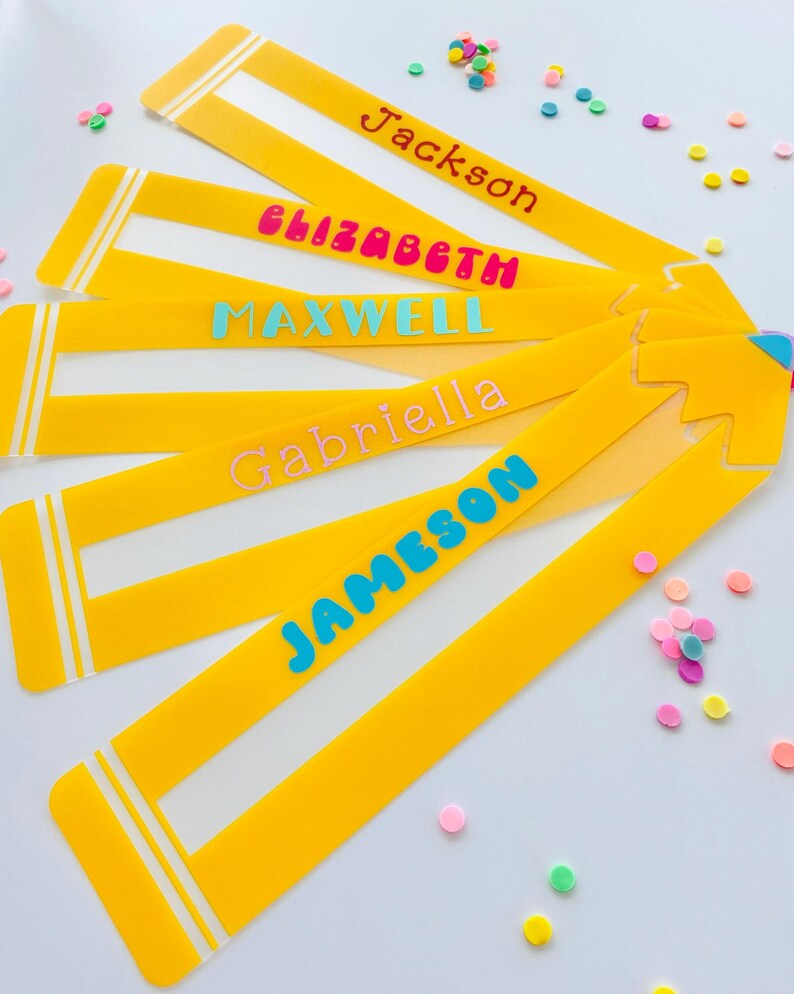 Personalized Reading Guide Strips (set of 10) - Dyslexia Support Tools ...