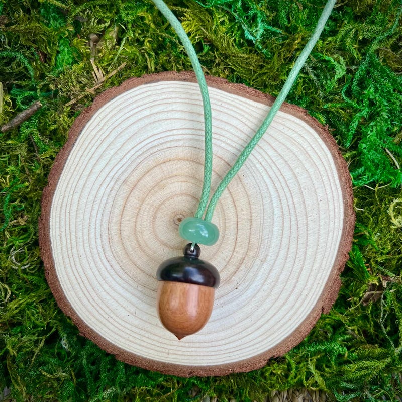 Long Necklaces Acorn - Etsy