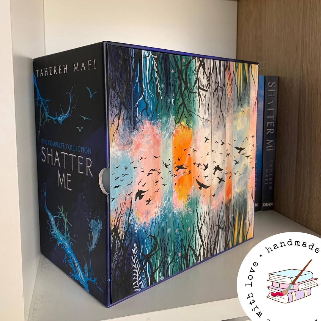 Custom Shatter Me Series Hand Painted Fore-edge Box Set. Exclusive ...