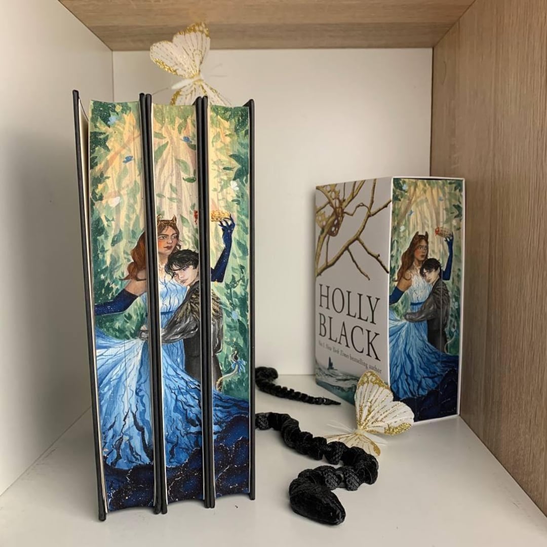 The Cruel Prince Folk of the Air Fore-edge Painted HARDBACK Set the ...