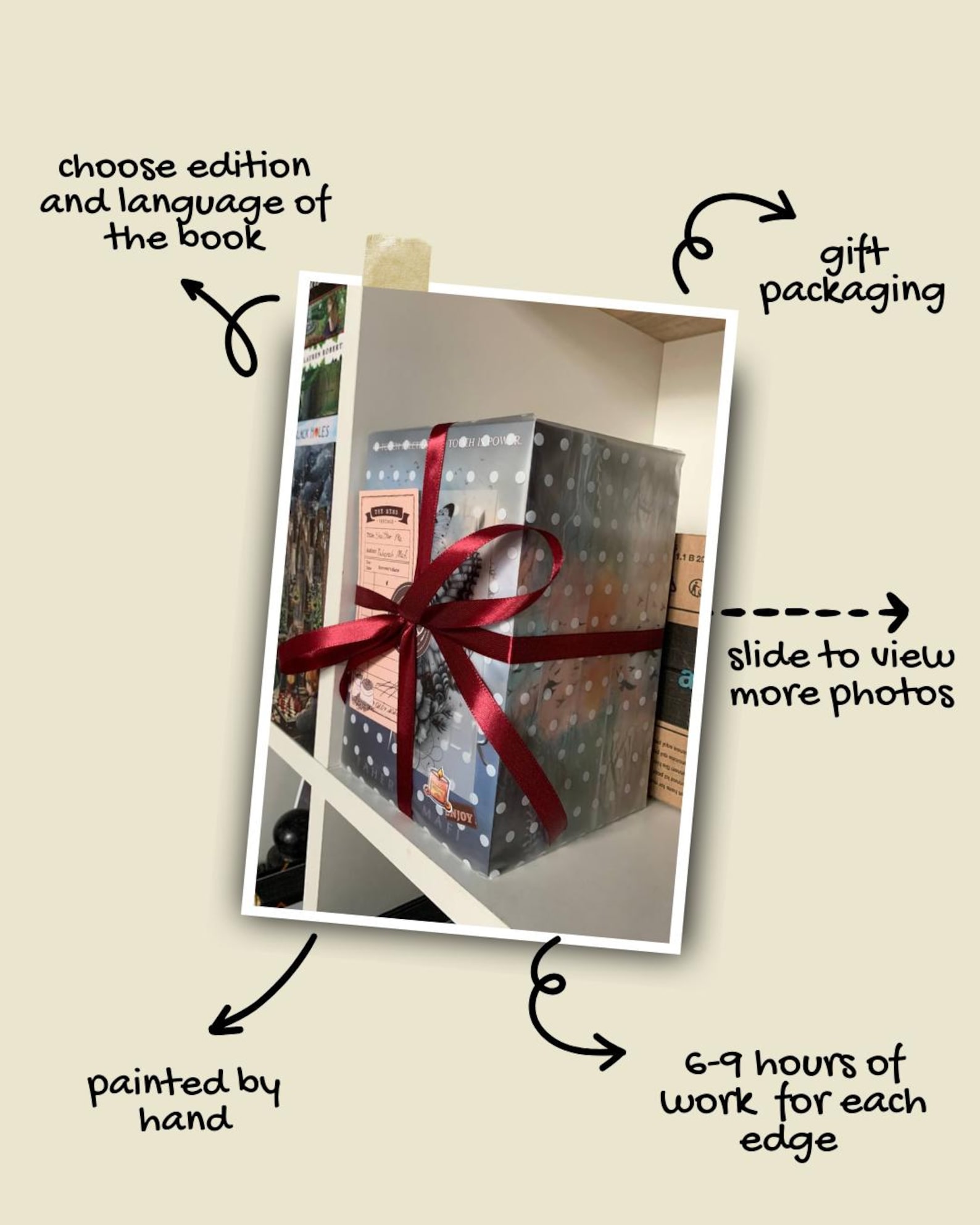 Handpainted Shatter Me Series, Custom Fore-edge. Books 1-5 Set ...