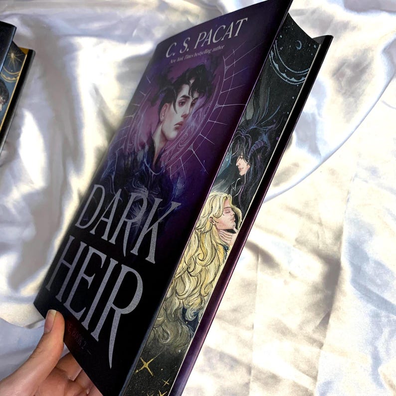 Dark Heir Fore-edge Painting Dark Rise Series 2 Anharion and Sarcean ...