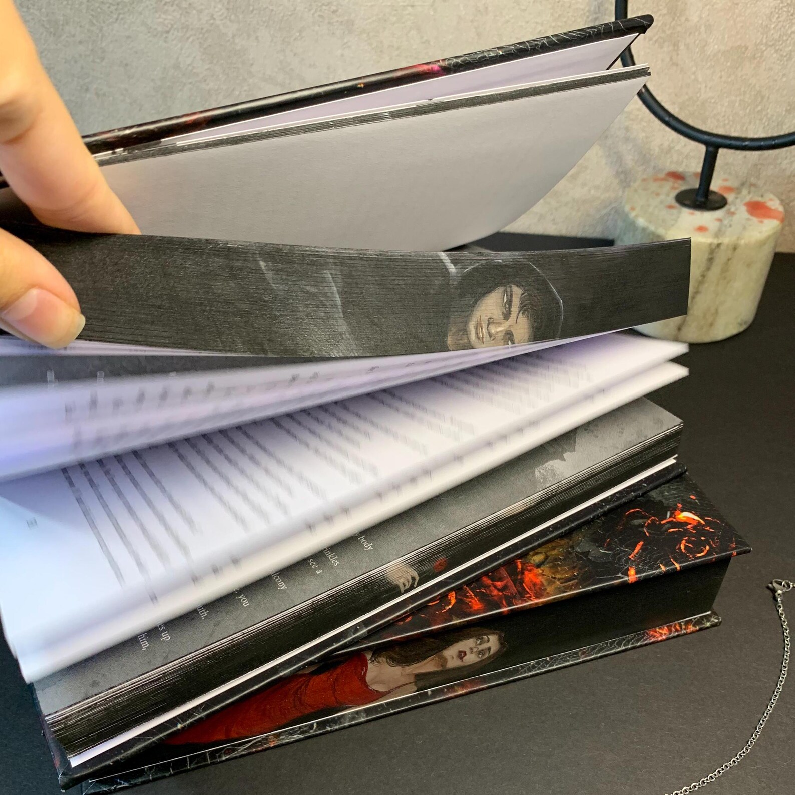 Zade & Adeline Fore-edge Painting Haunting Adeline Hunting Adeline ...