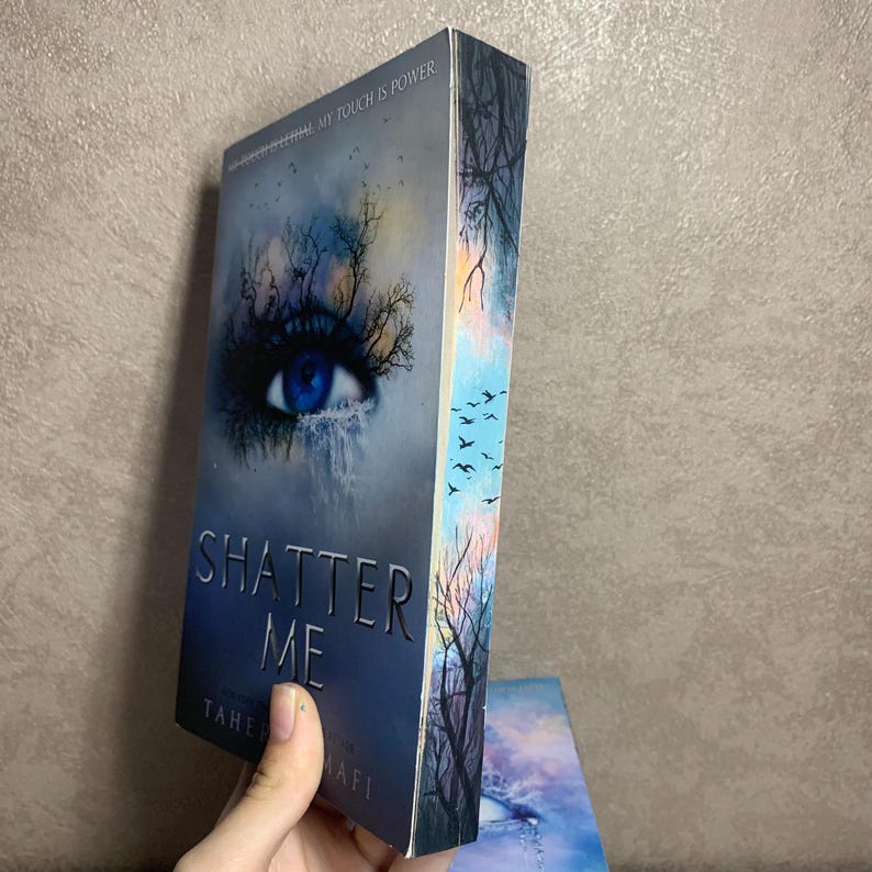 Handpainted Shatter Me Series, Custom Fore-edge. Books 1-5 Set ...