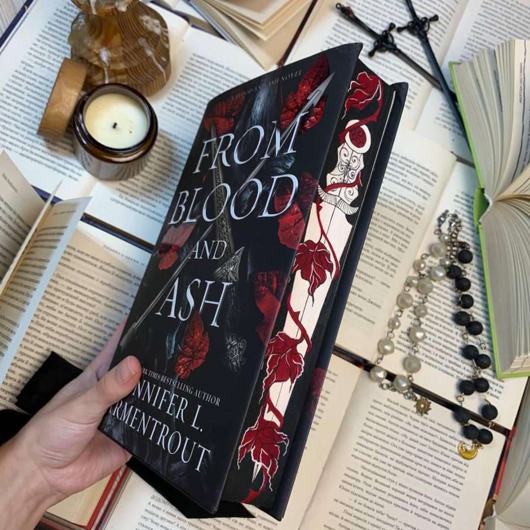 From Blood and Ash Fore-edge MADE TO ORDER Painting Penellaphe Mierel ...