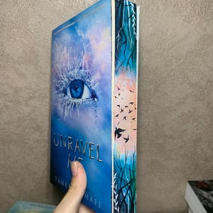 Shatter Me Series Custom Fore-edge Painting Books 1-5 Unravel Me Ignite ...