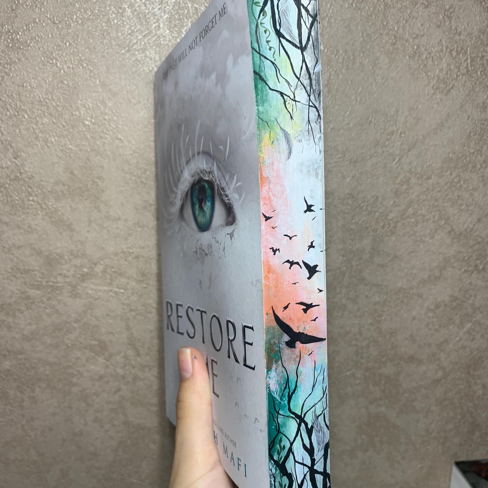 Handpainted Shatter Me Series, Custom Fore-edge. Books 1-5 Set ...