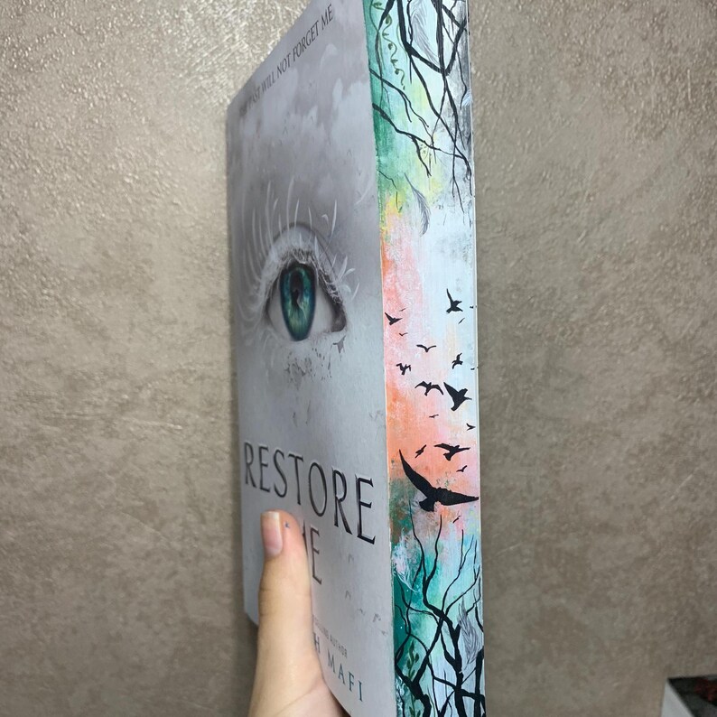Handpainted Shatter Me Series, Custom Fore-edge. Books 1-5 Set ...