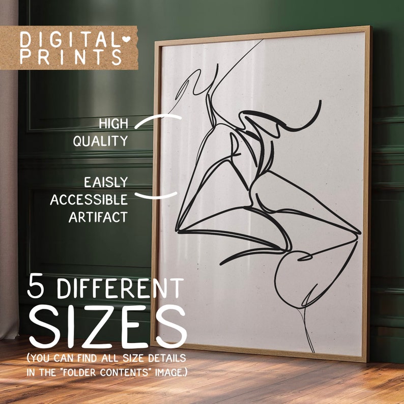 Romantic First Kissing Couple Line Art Intimate Embrace Art Love ...