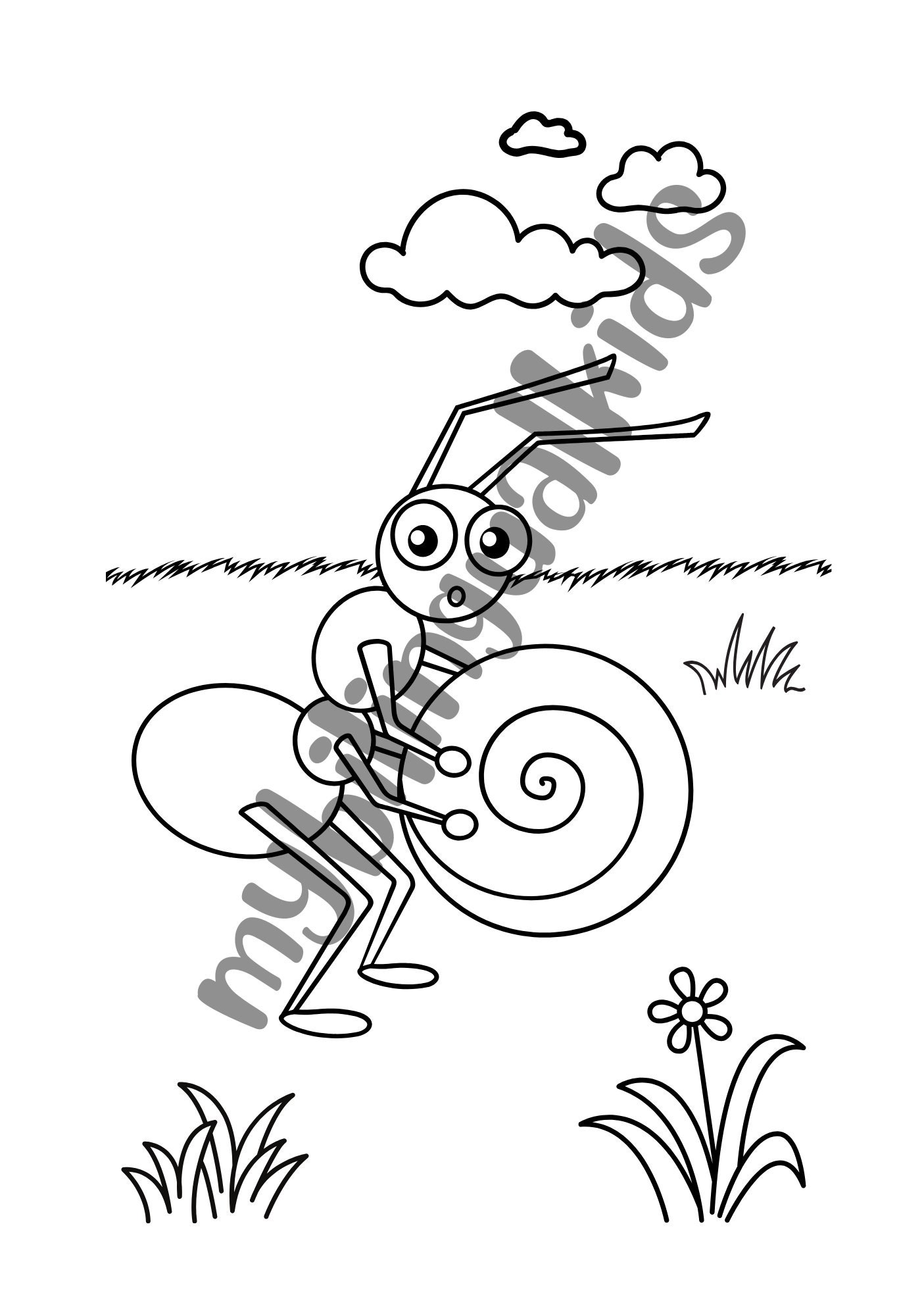 Digital ABC Colouring Book (animals Ed) - Etsy